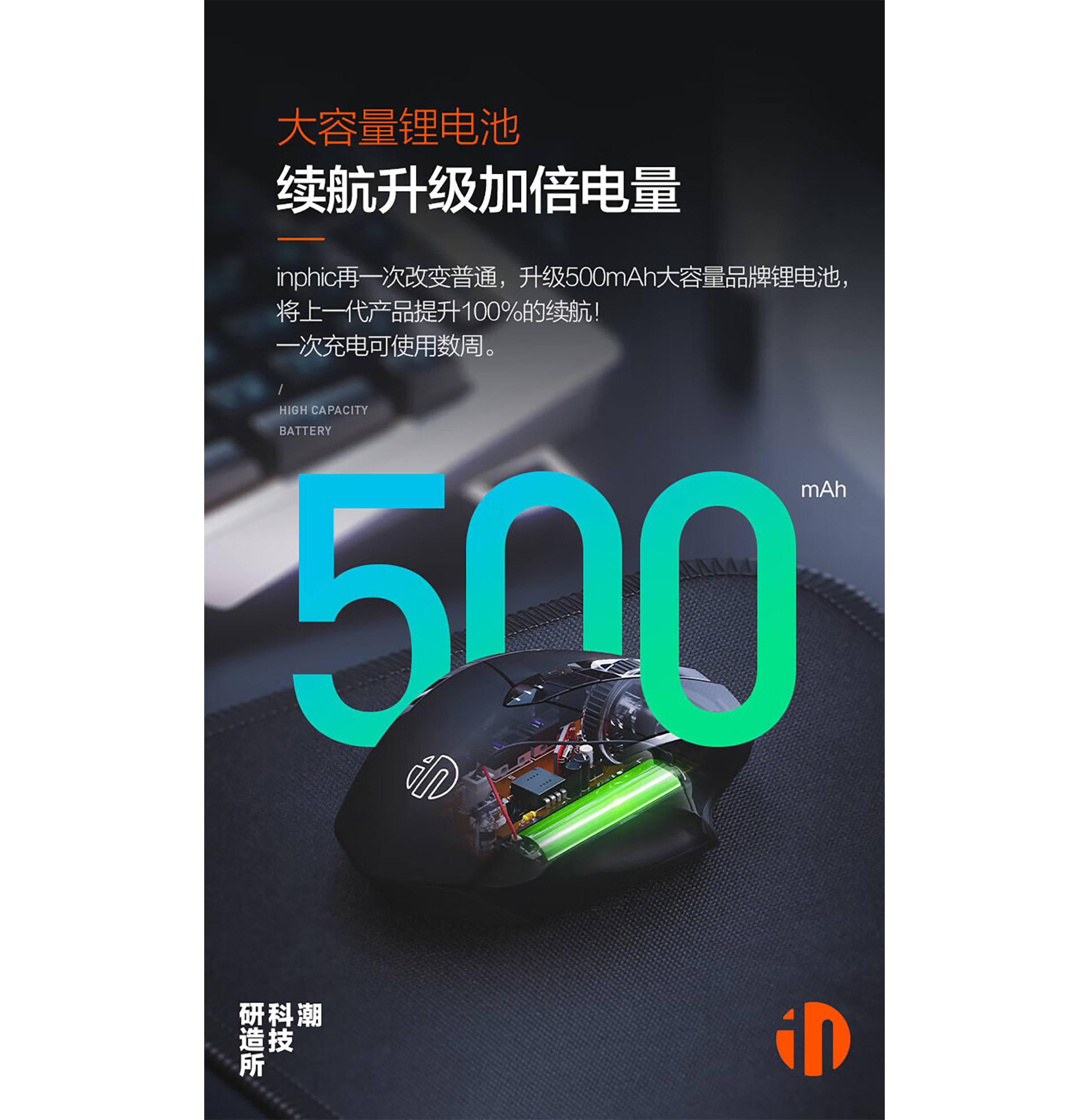 英菲克（INPHIC）PM6BS蓝牙三模鼠标充电无线鼠标可调DPI灰色_多少钱_参数_图片_价格_用户评价_联想商城