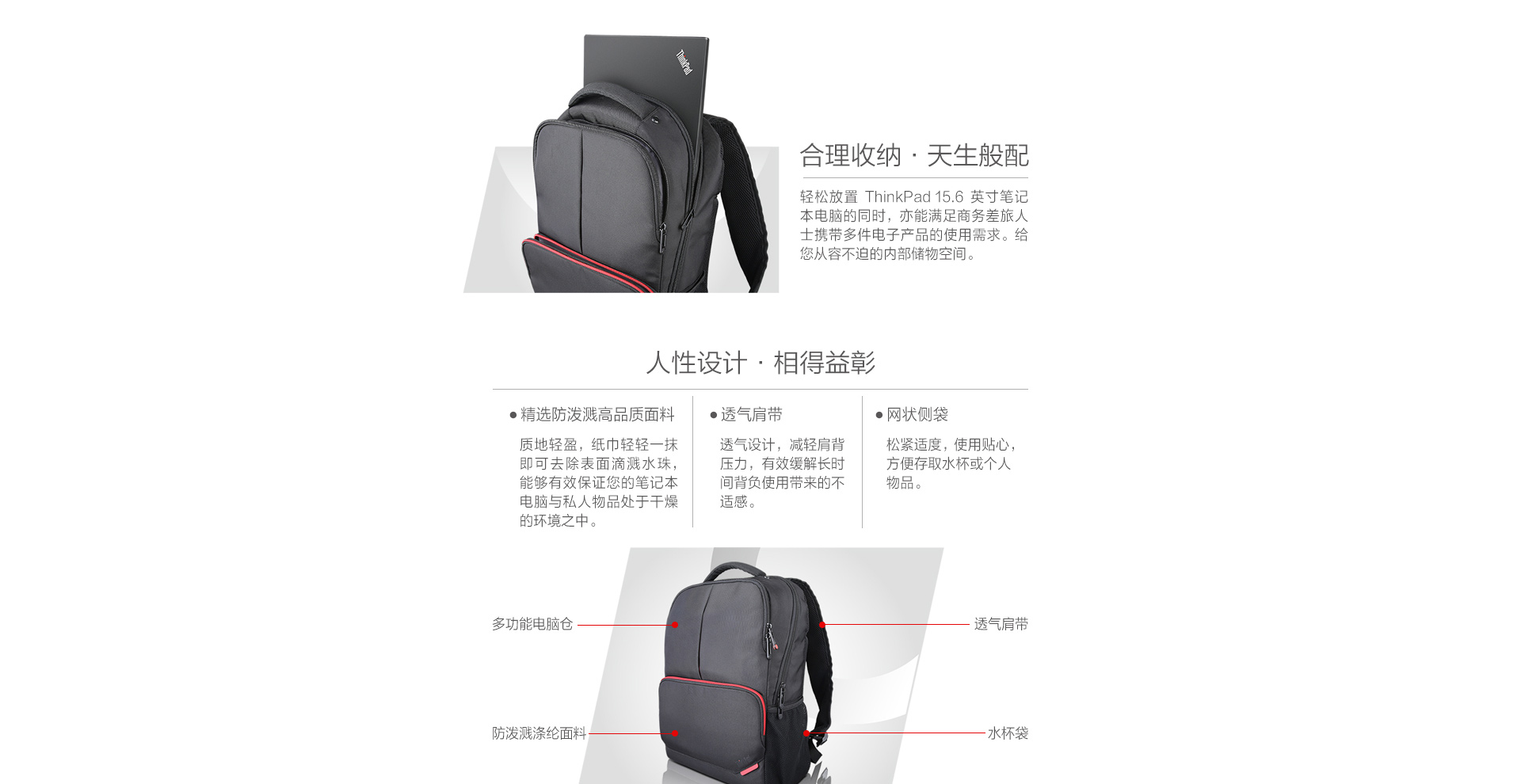 【企业购】Thinkpad 高端商务双肩包 TP800_商务办公_采购_价格-联想企业购