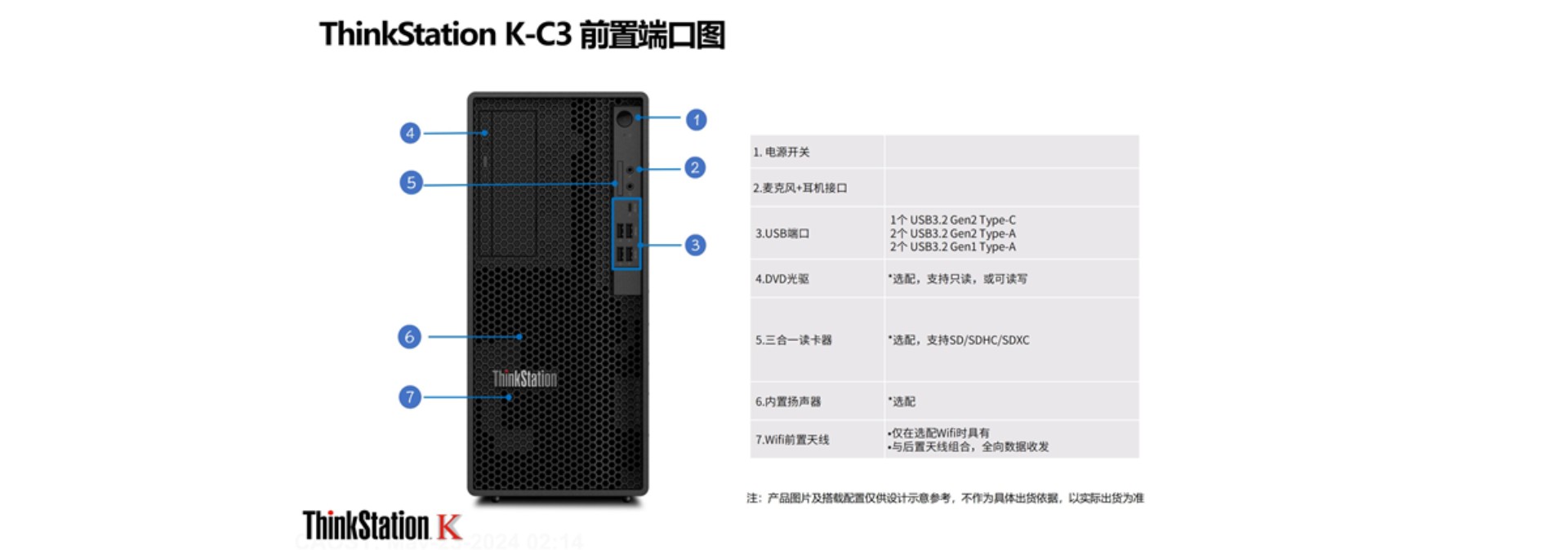 ThinkStation K-C3 工作站 i9-14900/16G/2T+512GSSD/RTX4060 8G-政企惠采商城-联想政教及大 ...