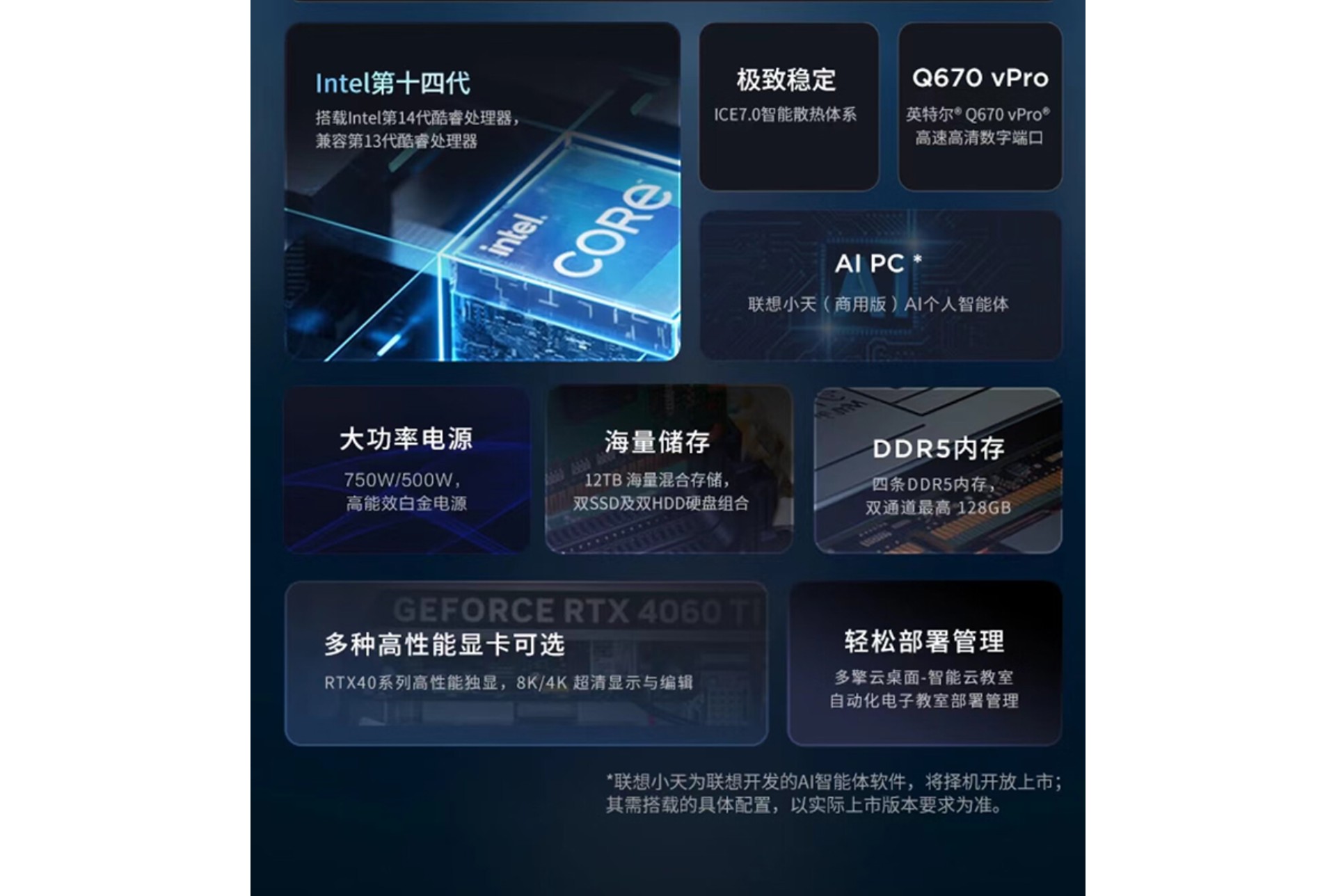 ThinkStation K-C3 i7-14700/16G/512/RTX3050/联想小天AI_商务办公_采购_价格-联想企业购