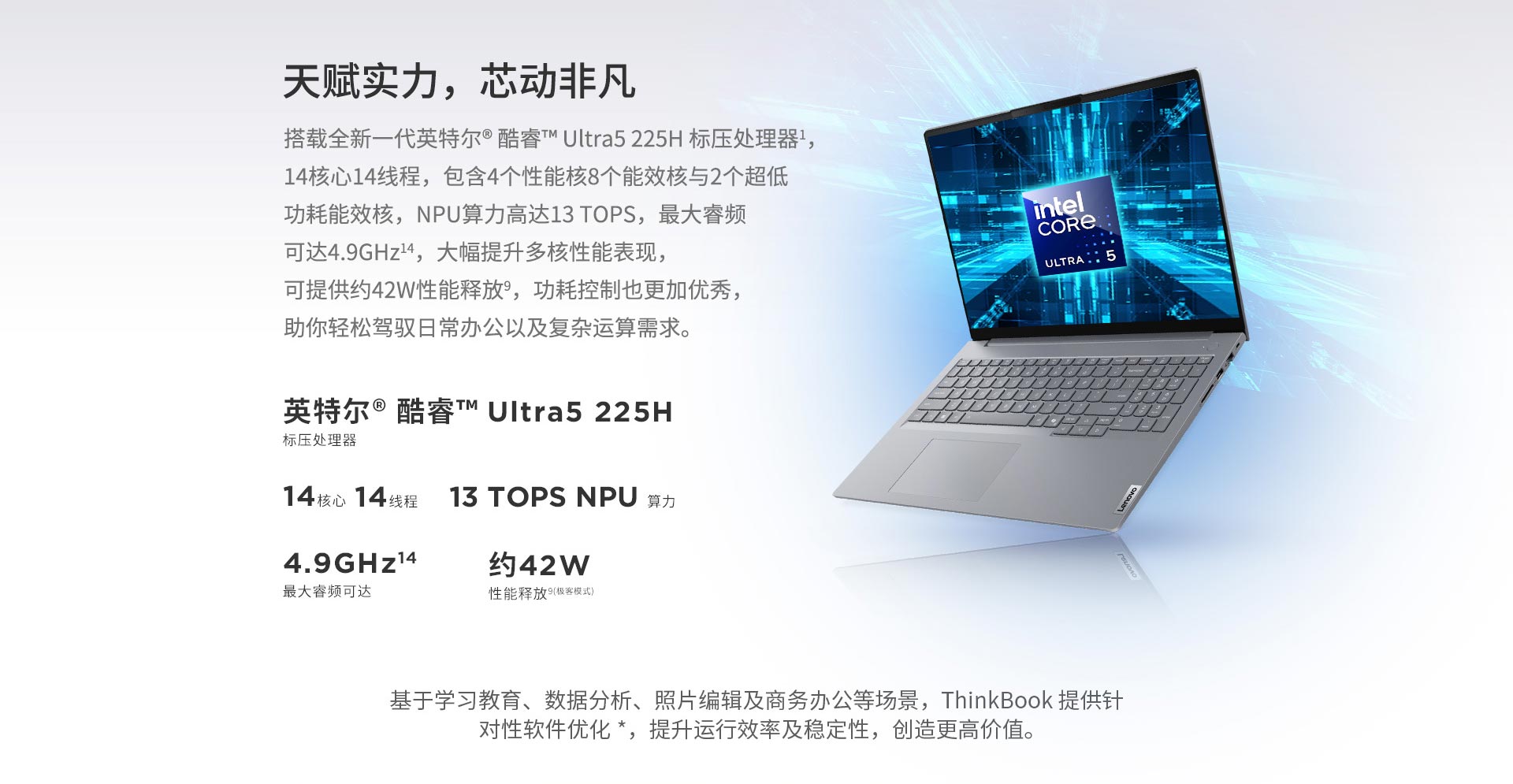 ThinkBook 16 2025 英特尔酷睿Ultra 5 AI创造本8VCD_多少钱_参数_图片_价格_用户评价_联想商城